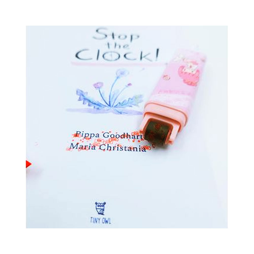 2-in-1 Highlighter Marker Pen with Roller Stamp - kidzmercado.com